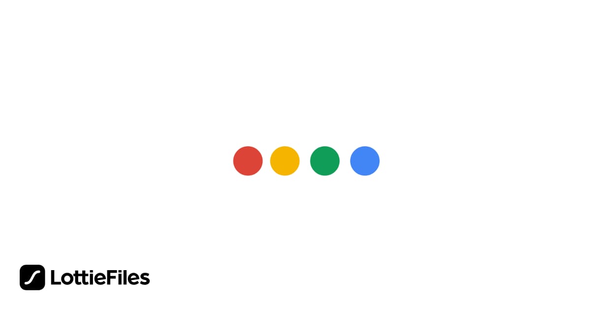 Free Google loading Animation by Tushar | LottieFiles