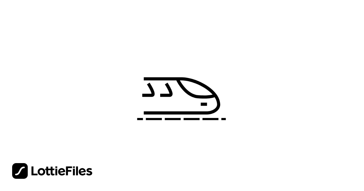 Free Bullet Train Animation by Mansoor Qazi | LottieFiles