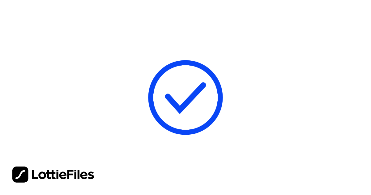 Free CheckMark Animation Animation by Shubham Ghunawat | LottieFiles