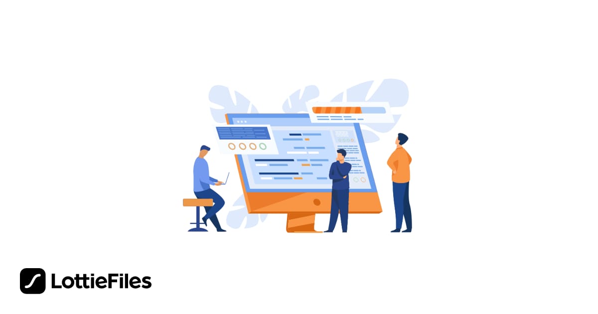 Free Data analyst Animation by jignesh gajjar | LottieFiles