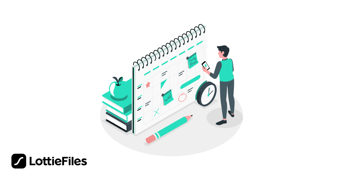 Free Time Table Animation by Danish | LottieFiles