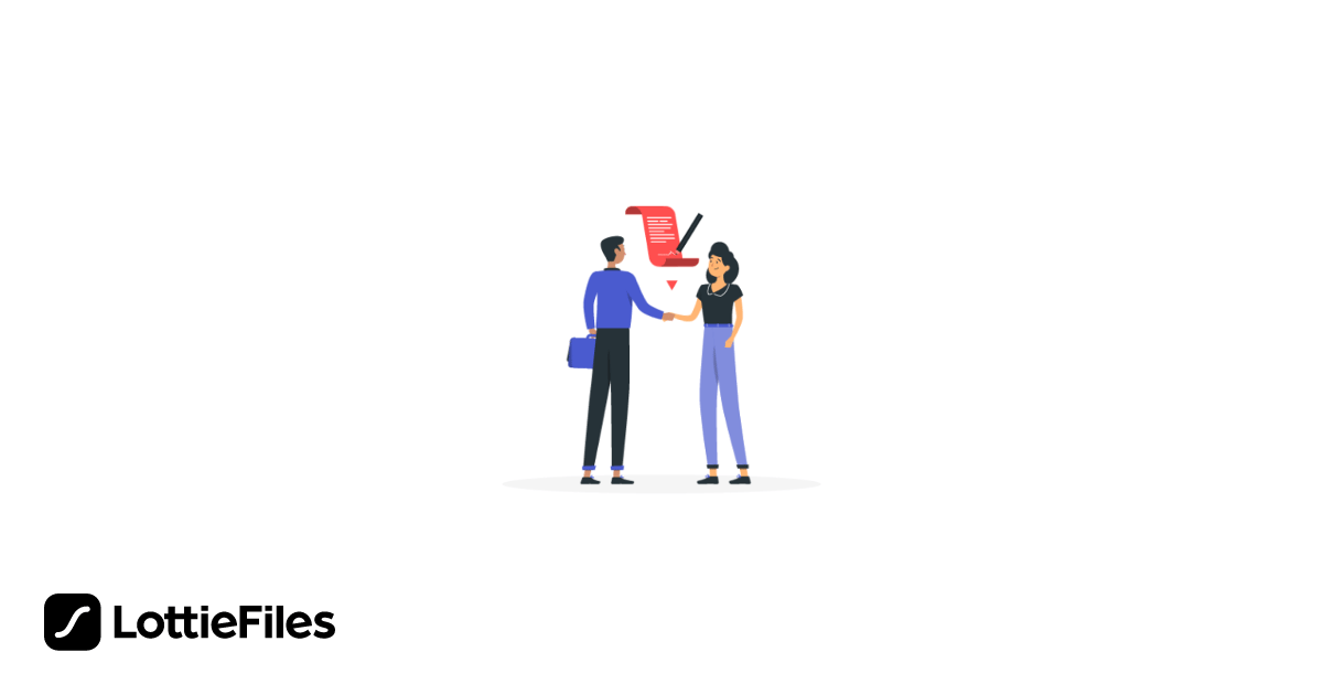 Free contract Animation by Nabil Mersni | LottieFiles