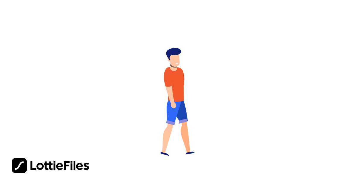 Free Walking man Animation by Sergei Tarasenko | LottieFiles