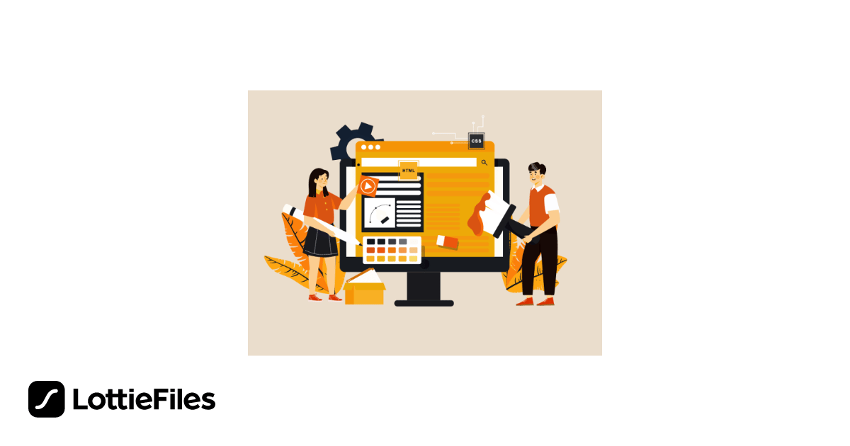 Free Web development Animation by Auto Shop | LottieFiles