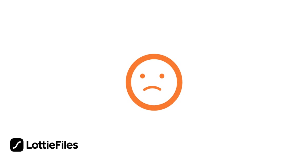 Free sad face Animation by 제가보이시나요 | LottieFiles