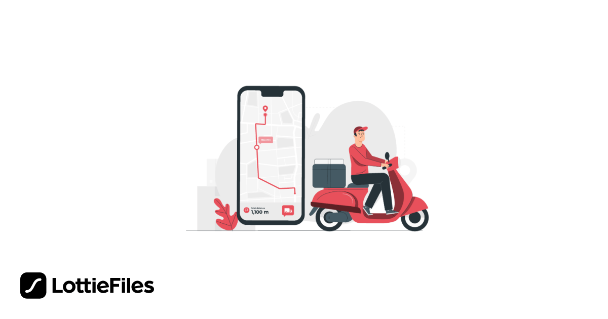 Free food delivery services animation Animation by kamran Ali | LottieFiles