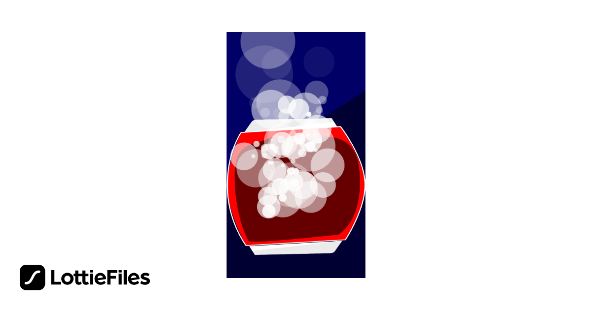 Coke Can Bubbles Burst by sanchi bhide - LottieFiles