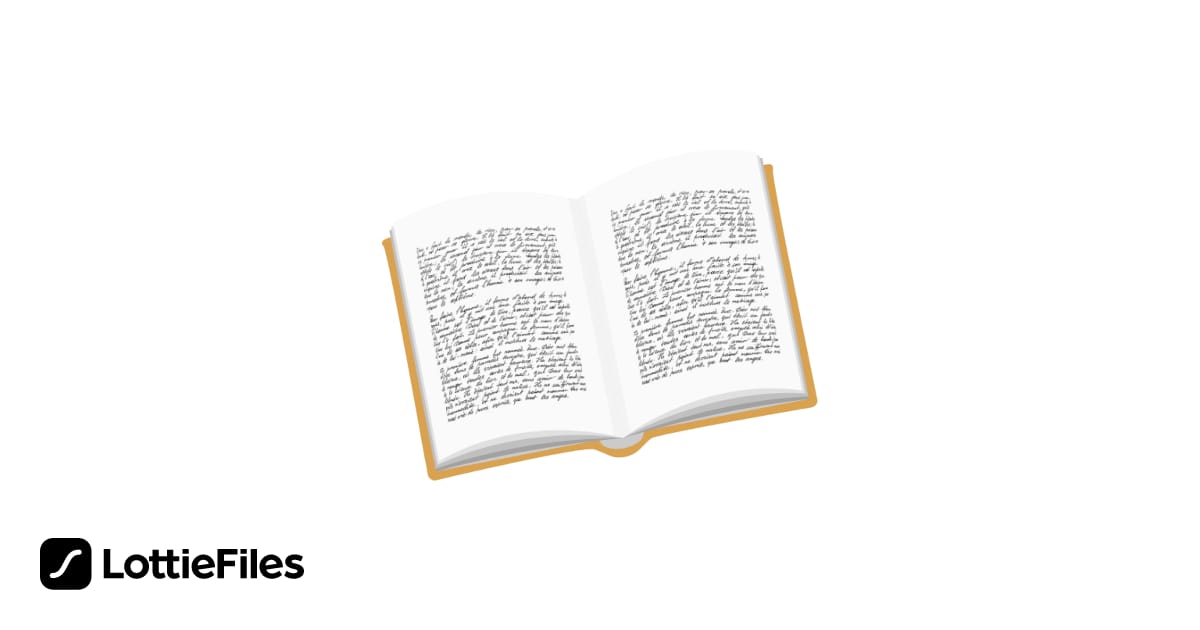 Free Book scrolling Animation by Ruslan Bokach | LottieFiles