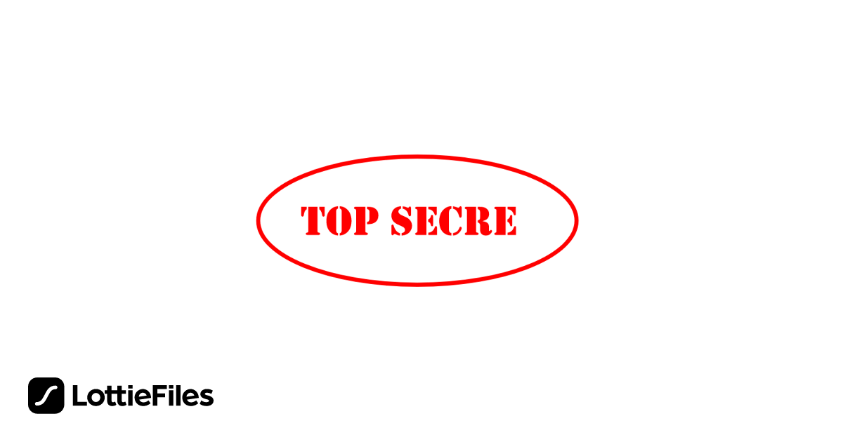 Free Top Secret Animation by LifeSigner | LottieFiles