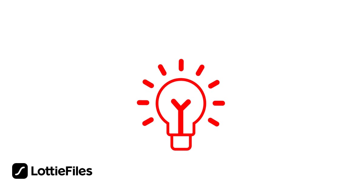 Rj Lottie Json의 무료 Idea Icon Lottie Json Animation 애니메이션 로티파일