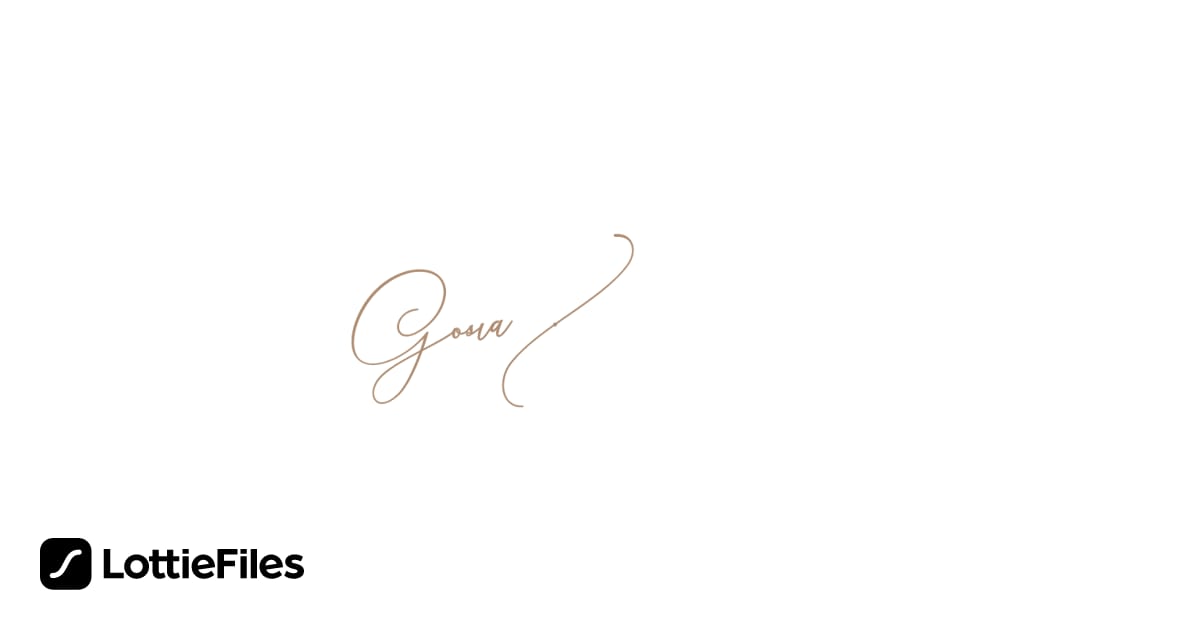 Free Signature Animation Animation by Web Developer | LottieFiles