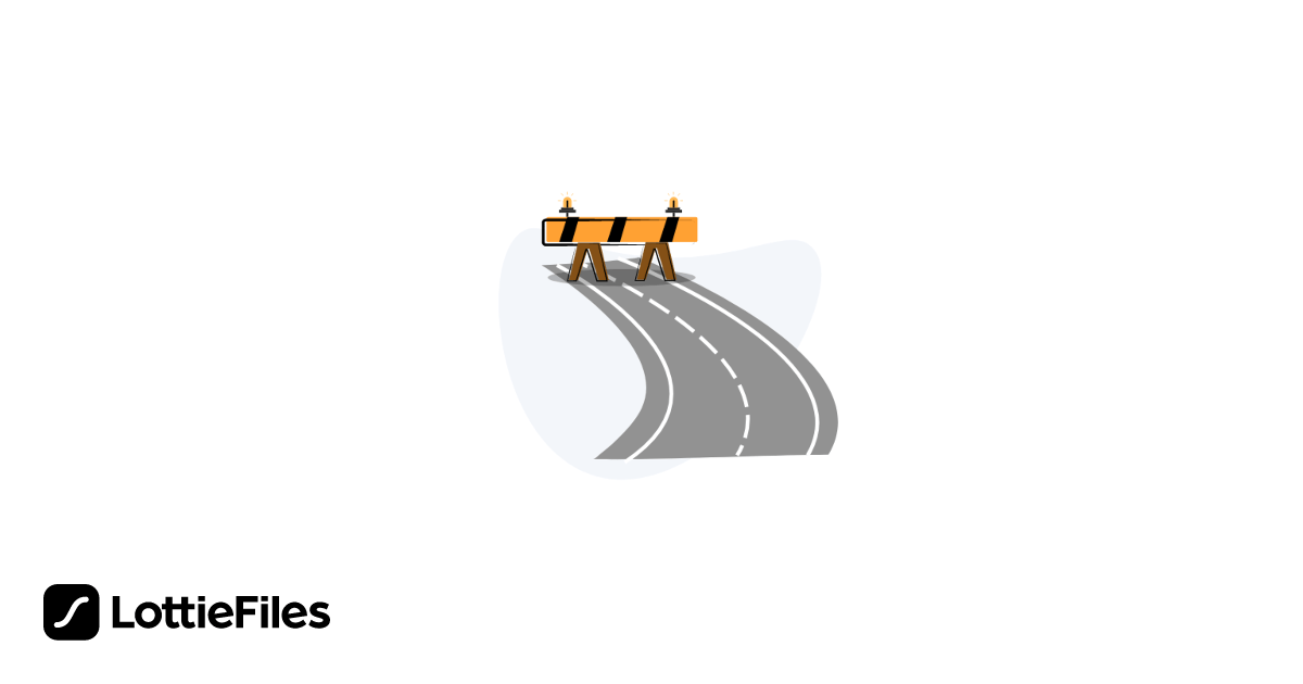 Free Road Dead End Animation Animation by Shyamnaik Guguloth | LottieFiles