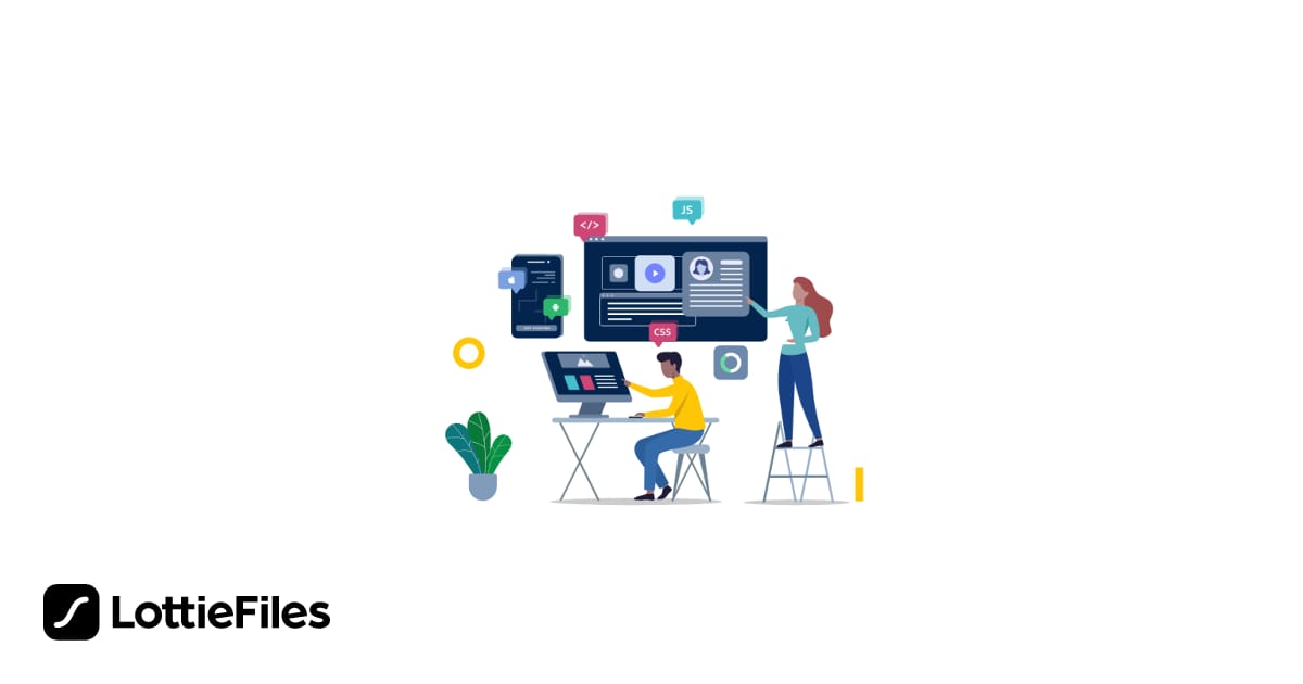 Free Web Development Animation by Zedex Studio | LottieFiles