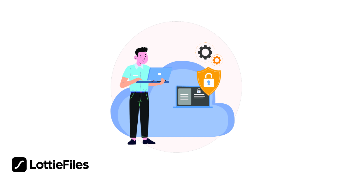 Free Data Security character animation Animation by Poritos Roy ...