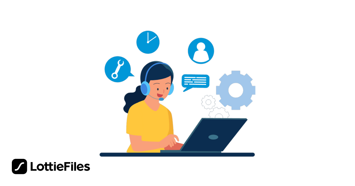Free Customer Support Animation by Wareesha Naseer | LottieFiles