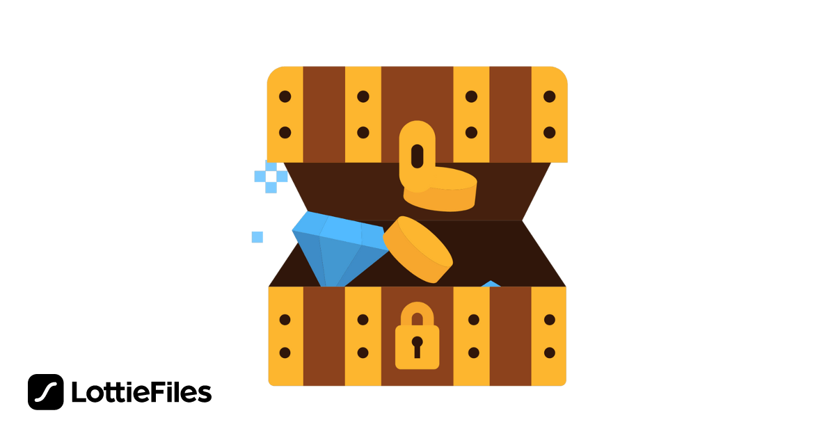 Free treasure box Animation by dDara | LottieFiles