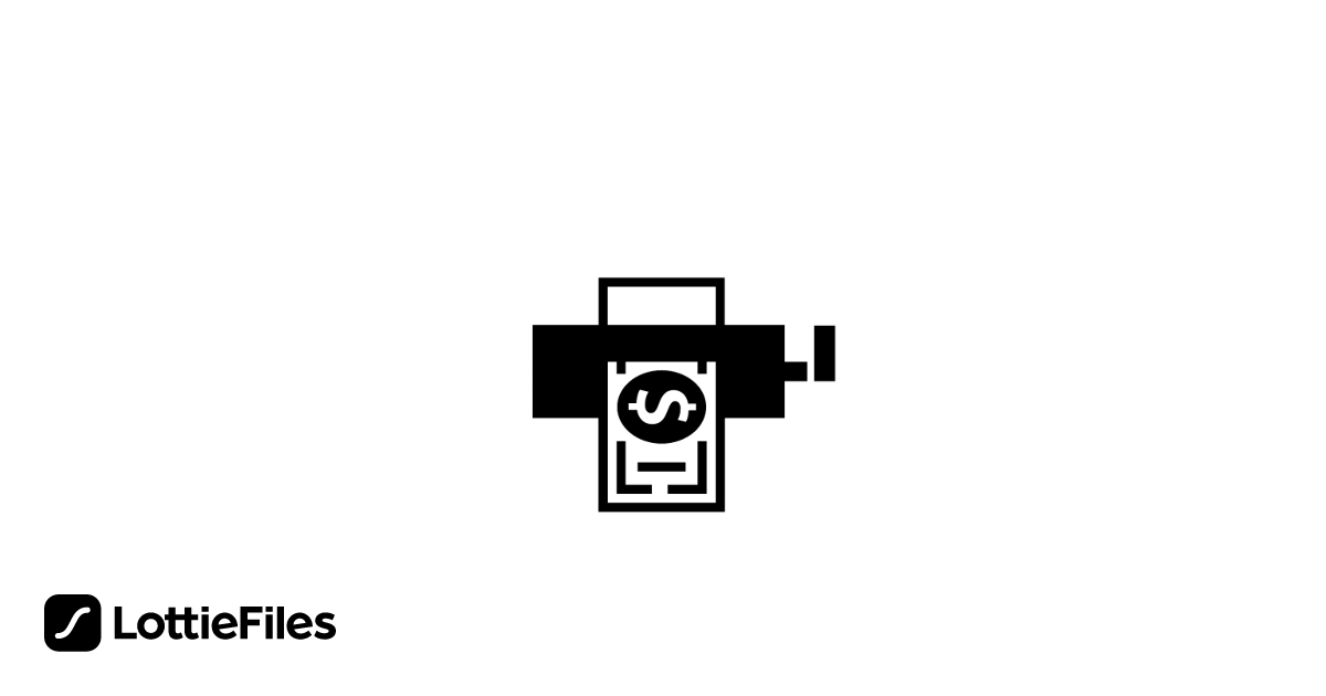 Free Money printer Animation by Neus Vich | LottieFiles