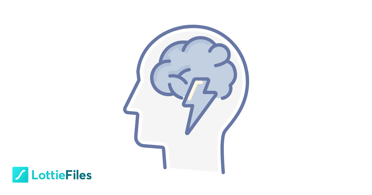 Brain Thinking Animation by Scott A - LottieFiles