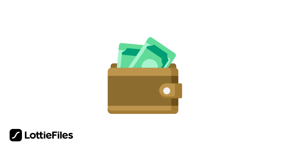 Free Wallet & Cash Animation by Michael Tran | LottieFiles