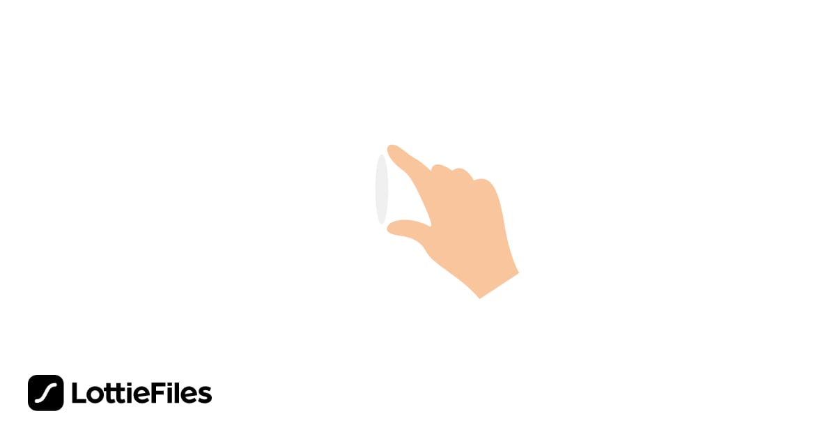Free Hand gesture : Pinch Animation by Fadlan Azhari | LottieFiles