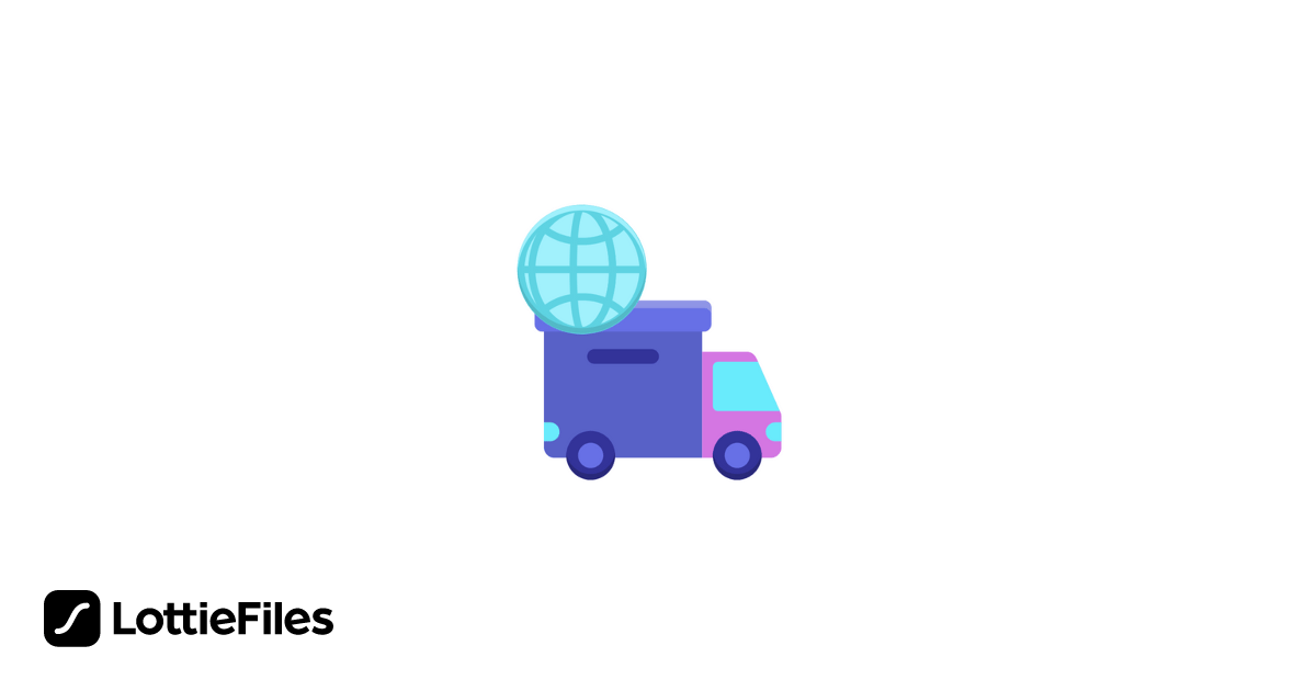 Worldwide Shipping by Code decorator - LottieFiles