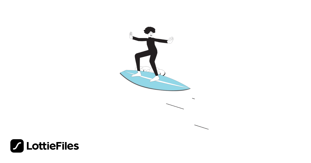 Free Surfer Animation Animation by Joseph Relic | LottieFiles