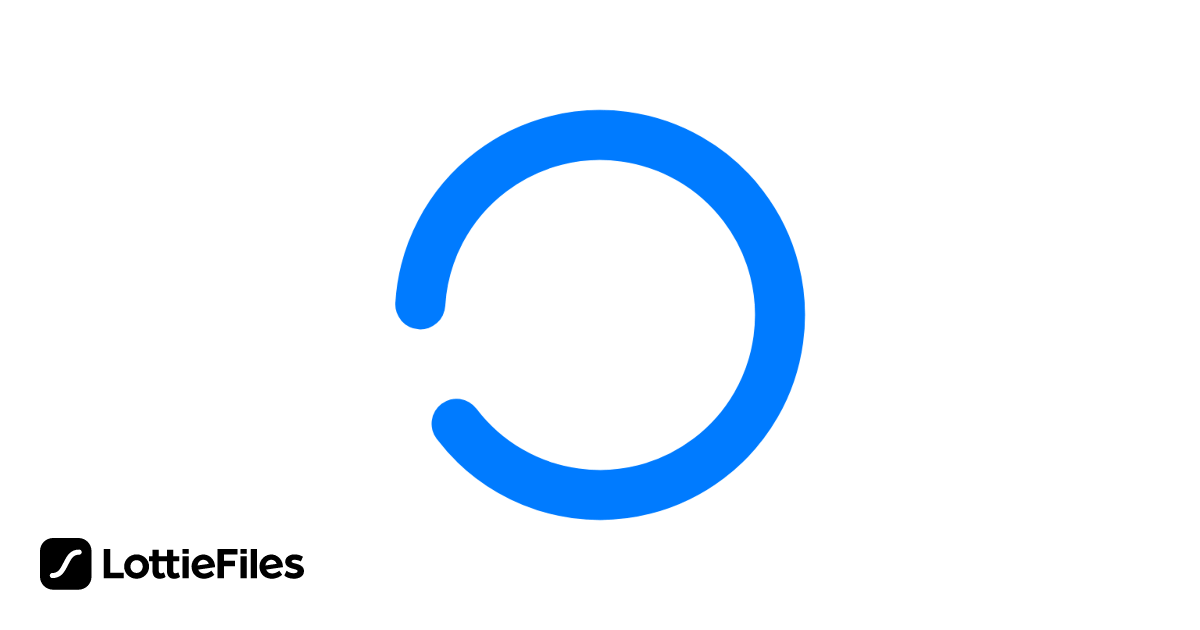 Free blue loading Animation by Vítor Oliveira | LottieFiles