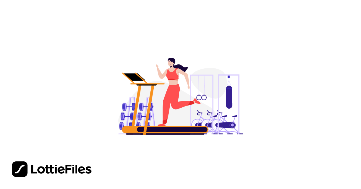 Free Running on Treadmill Animation by Seyfi Cem Baskin | LottieFiles