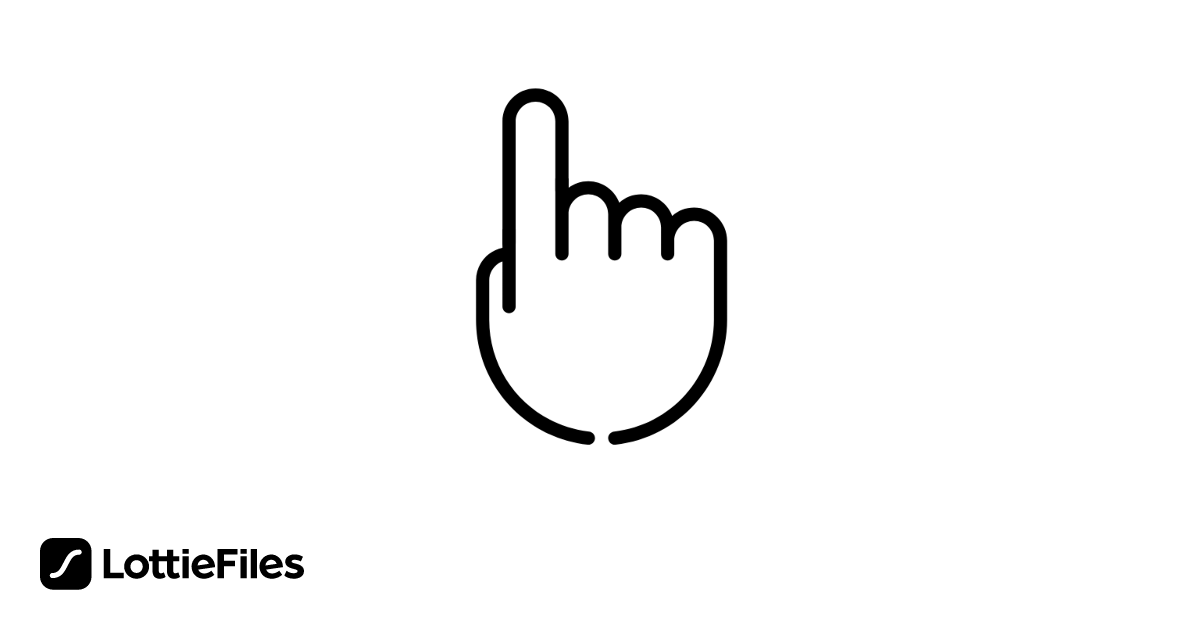 Free Hand cursor click here Animation by Ronald Parrales | LottieFiles