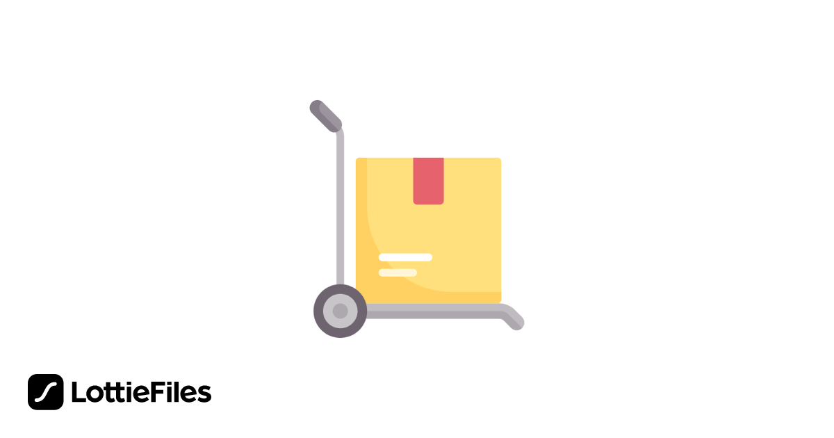 Free Delivery cart box Animation by Zeus Animation | LottieFiles