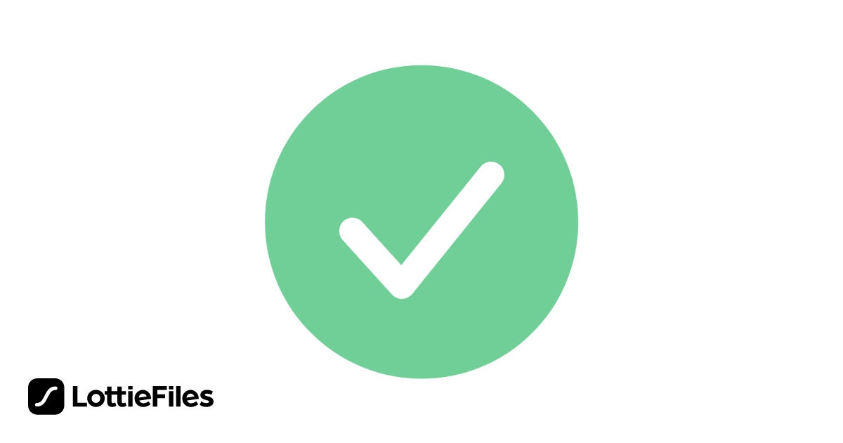 Free Task complete tick Animation by Jonathan du Toit | LottieFiles