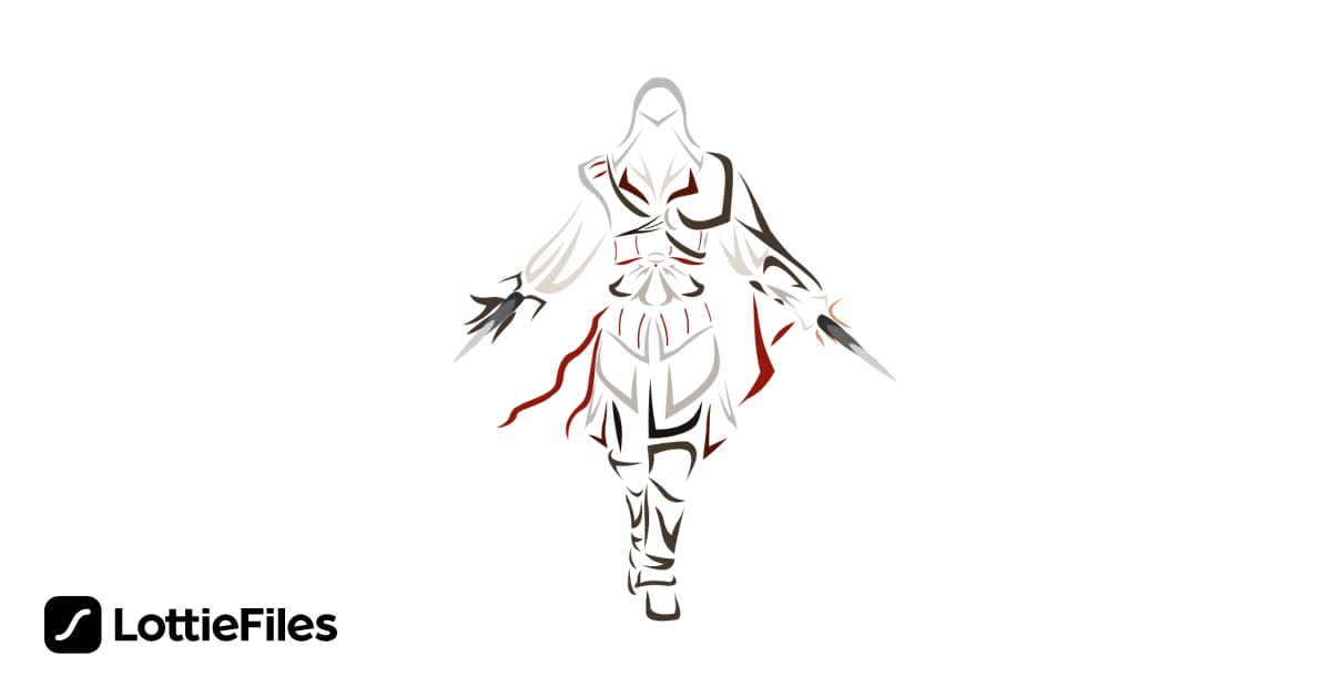 Free Assassins Creed Ezio Animation By Shadi Lottiefiles