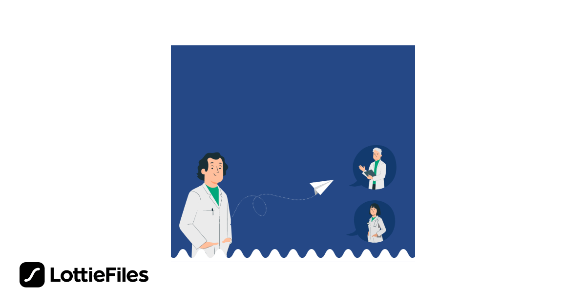 Free Doctor Referral Screen Animation by Bharat Rai | LottieFiles