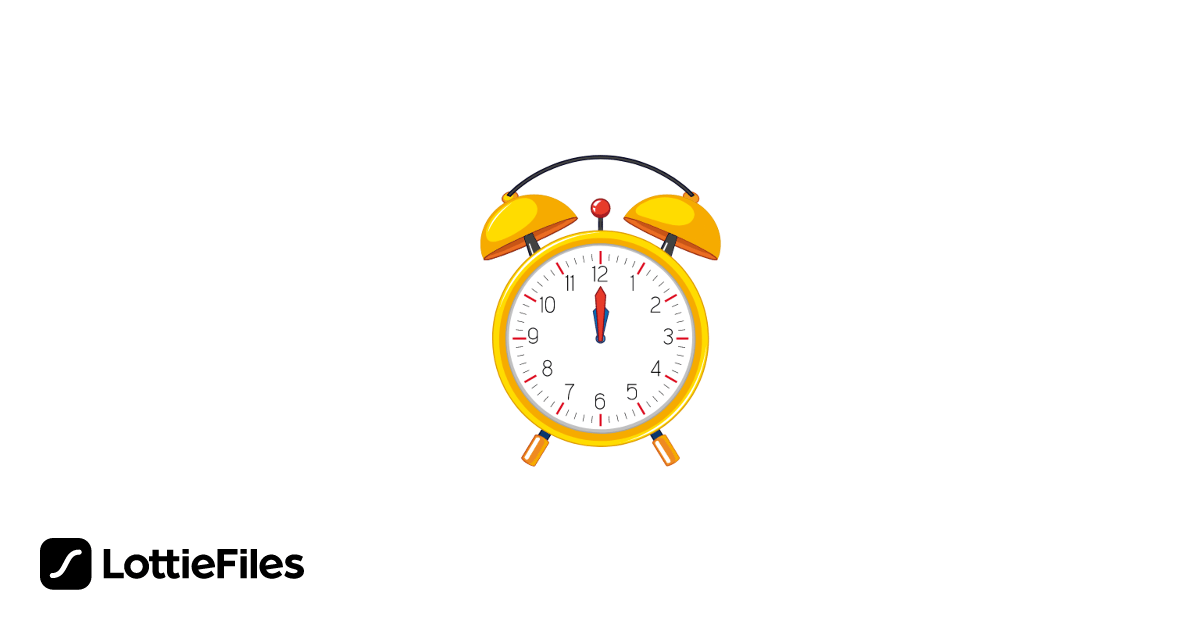 Free Alarm Animation by Saydullo Sotvoldiyev | LottieFiles