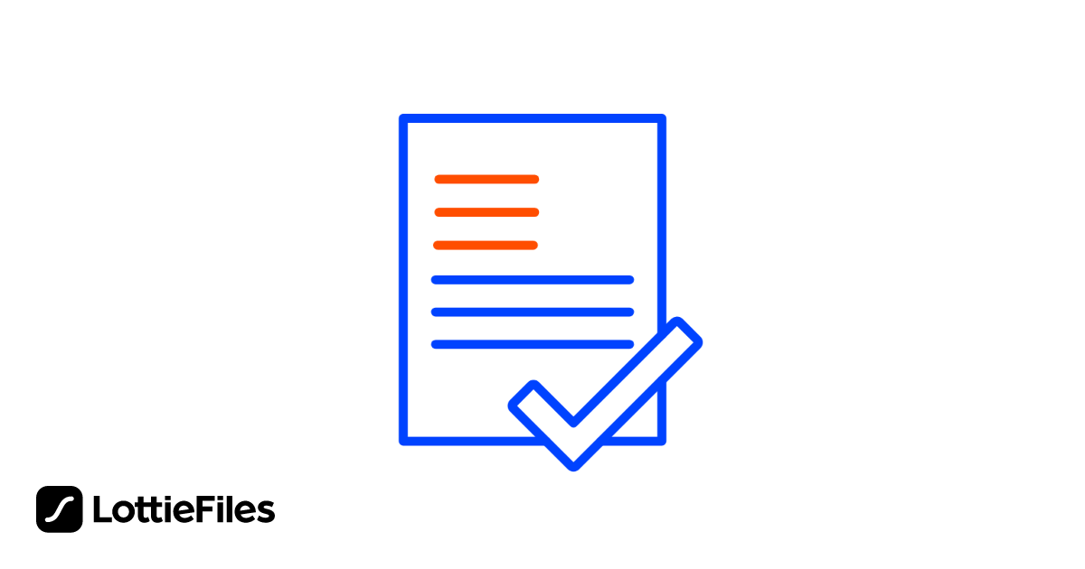 Free Form Approved Animation by Kenton Vos | LottieFiles