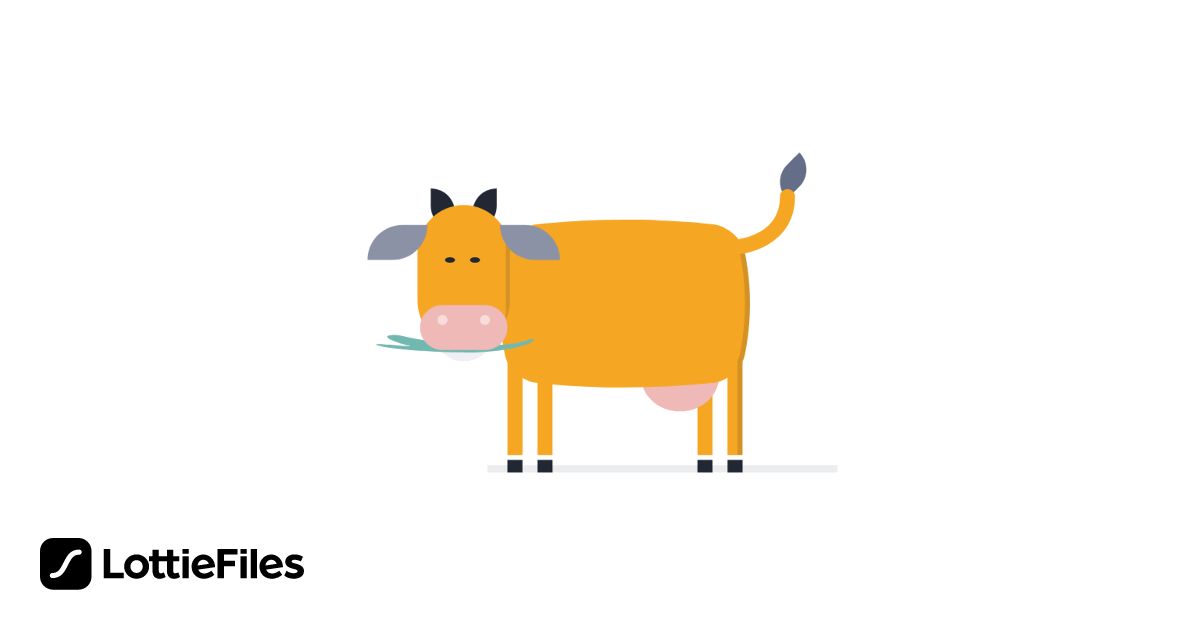 Free brown cow Animation by Lyco Wahyudi | LottieFiles