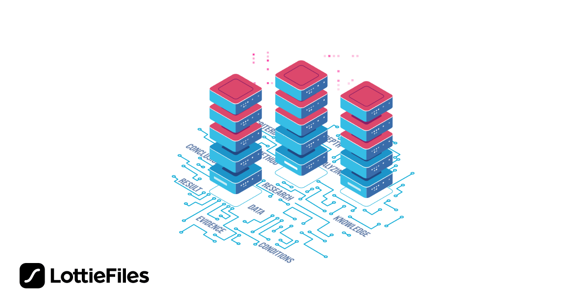 Free Data center Animation by Alexander Plaksin | LottieFiles