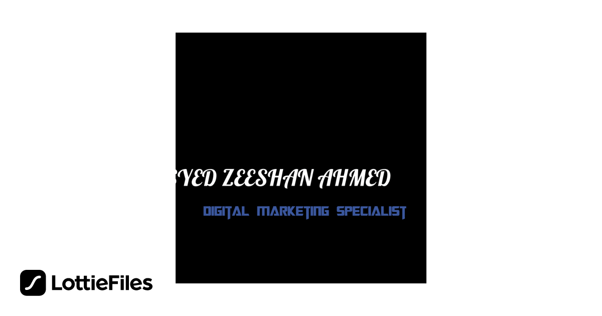 Free A1 - Branded Motion by Zee Animation by Ahmed Ahmed | LottieFiles