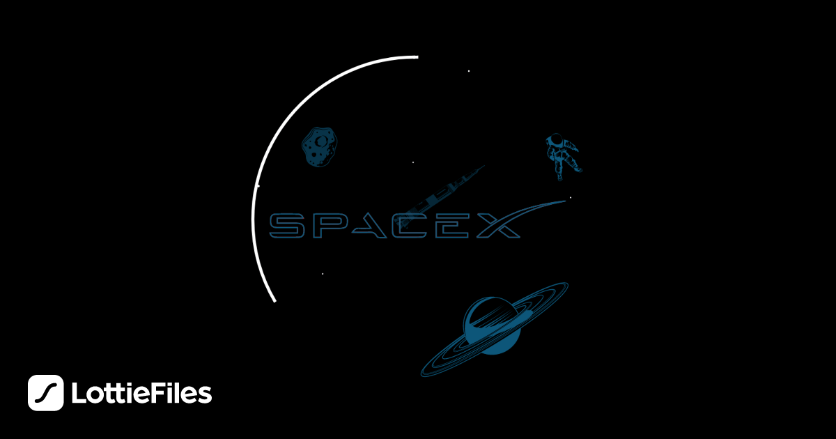 Free SpaceX brand animation Animation by Sarbjeet Kaur Chauhan ...