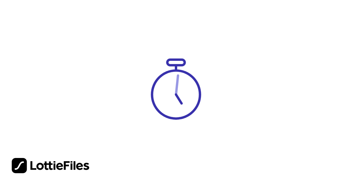 Free Loading 8 | Stopwatch Animation by Jeffrey Christopher | LottieFiles