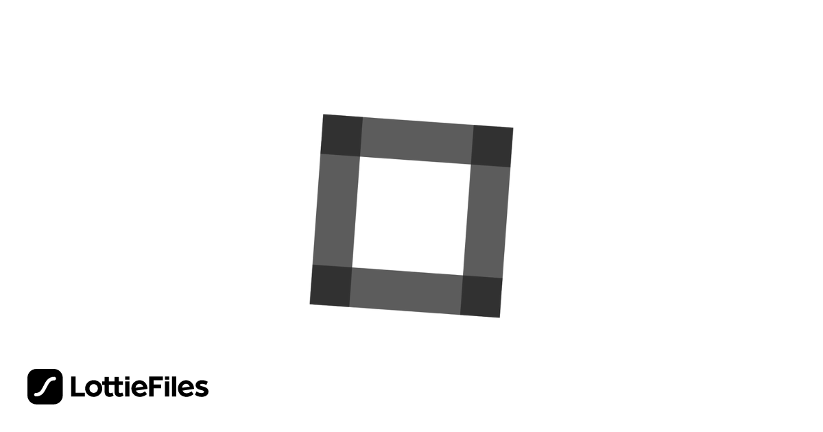 Free Square Loader Animation by Petro Petrashko | LottieFiles