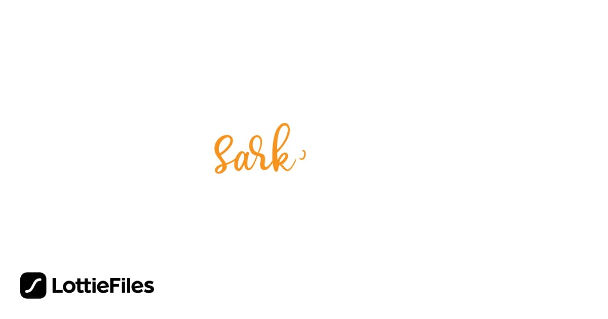 Animación gratuita de Signature Logo Animation de Sarker Hanif ...