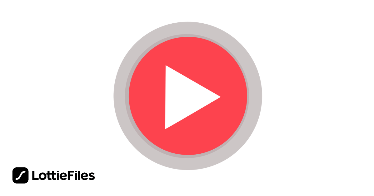 Free Youtube Play Button Animation by Fazel Rehman | LottieFiles