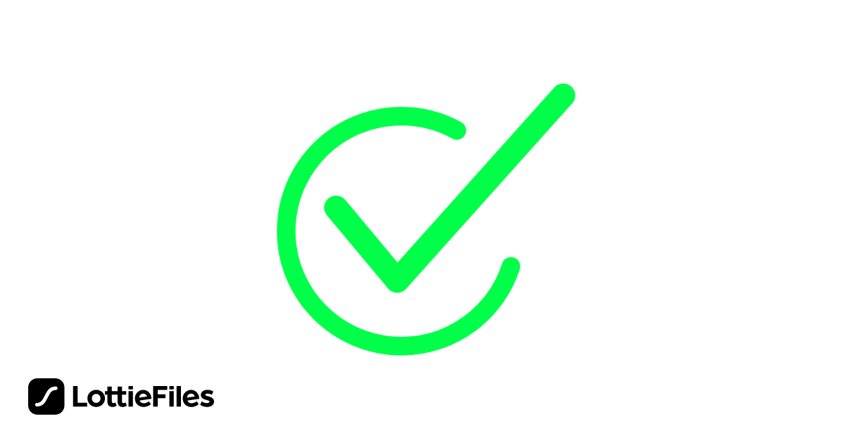 Free Success-check-mark Animation by RAUNAK RAJ | LottieFiles