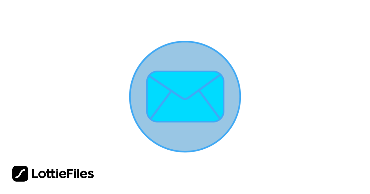 Free Letter Send In - Blue Animation by Angel To | LottieFiles