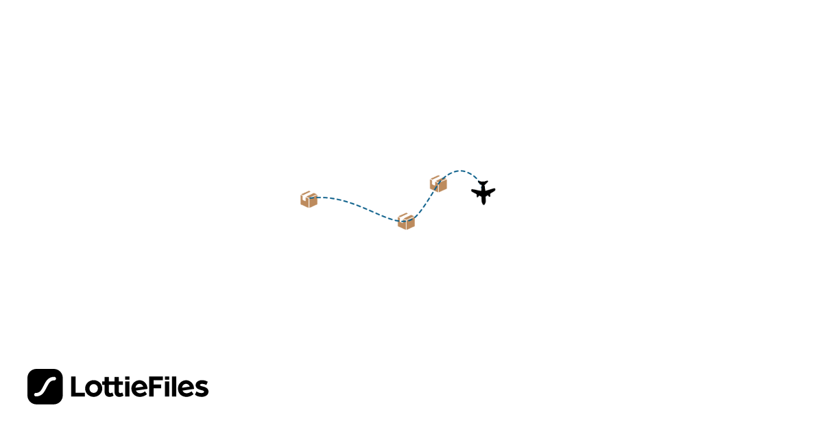Free Plane Dropping Parcel Animation by JAT | LottieFiles
