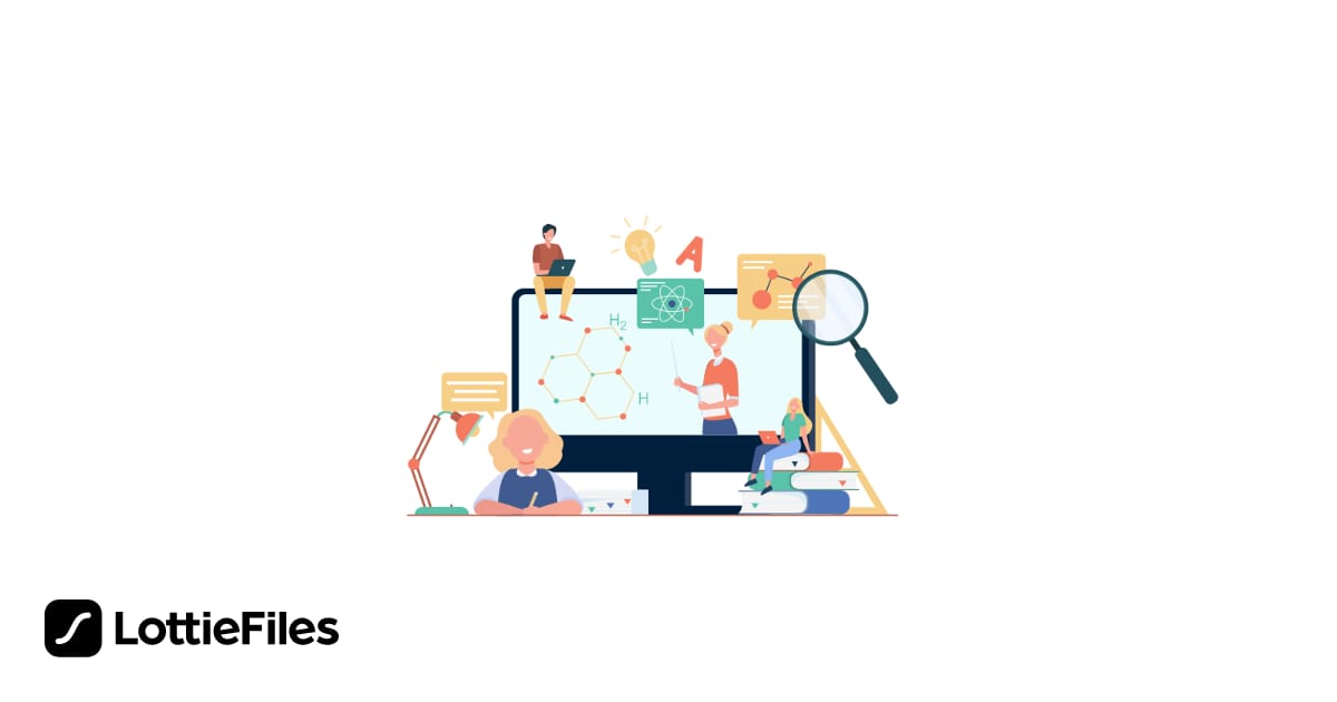 Free Happy Students Studying. Animation by Boltbite | LottieFiles