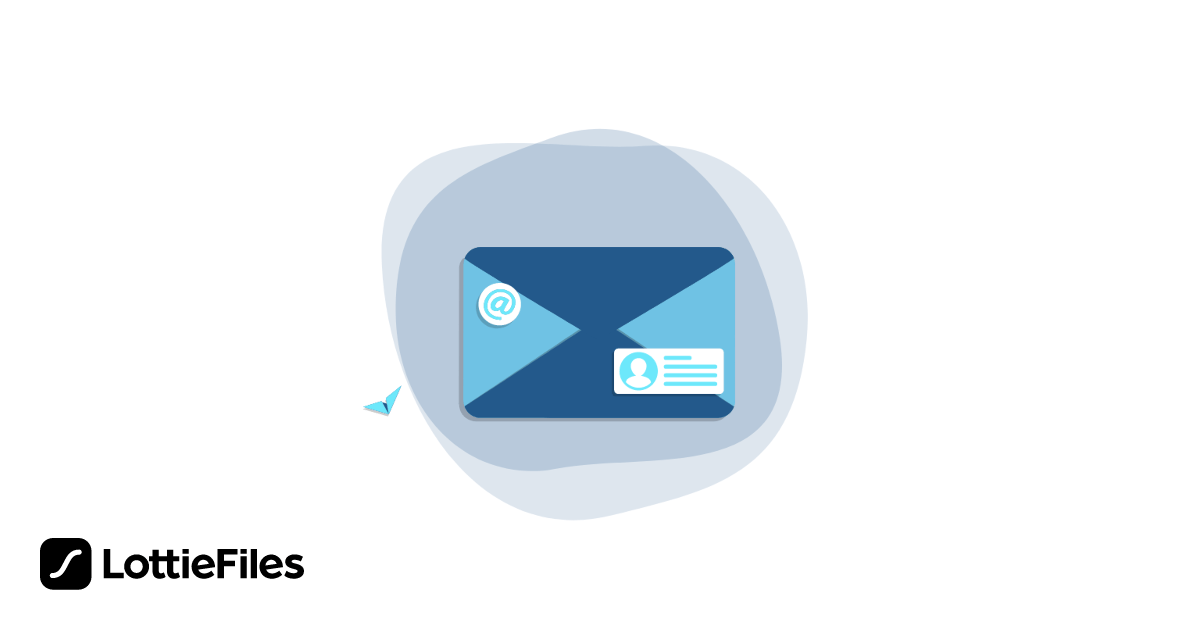 Free Email with blue Animation by LCE Admin | LottieFiles