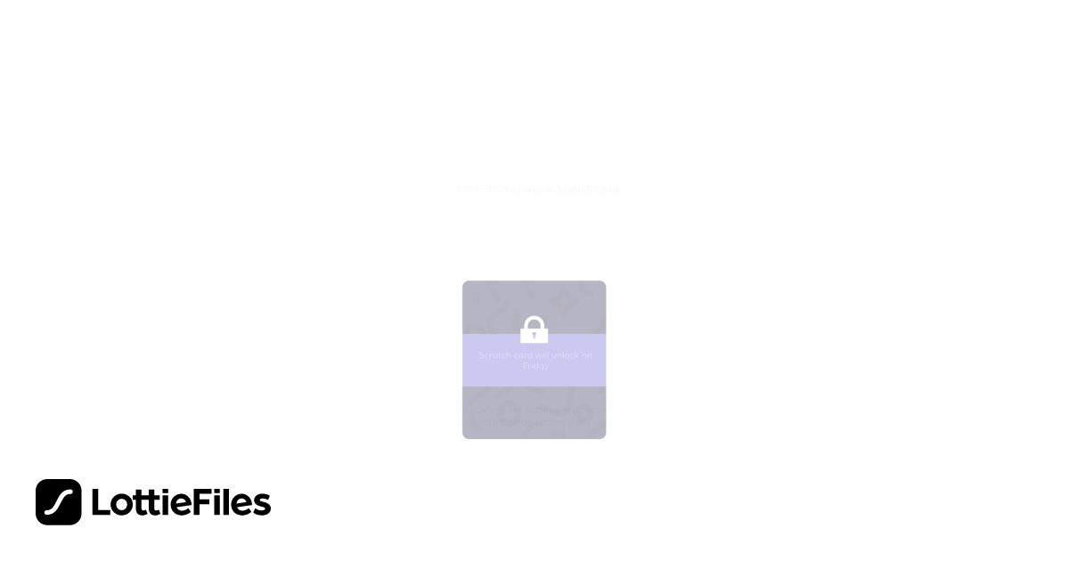 Free Scratch Card Animation Animation by Shrey Bhagat | LottieFiles
