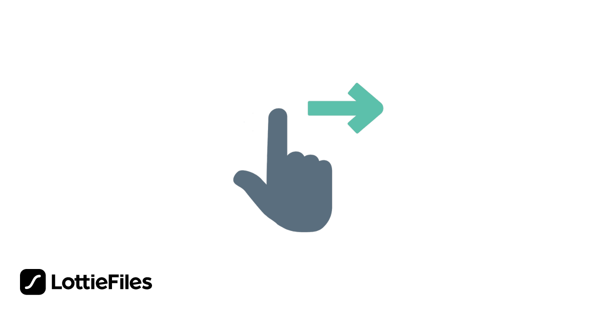 Free Swipe Right Animation by Uday Chodvadiya | LottieFiles